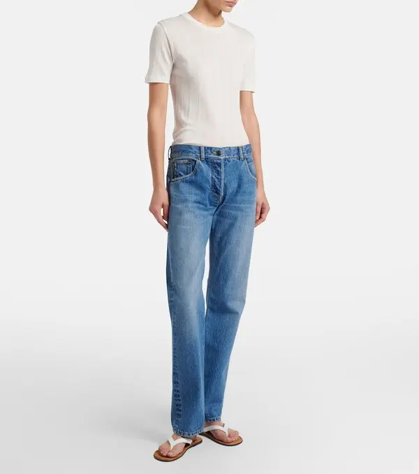 THE ROW Fima Straight Jeans