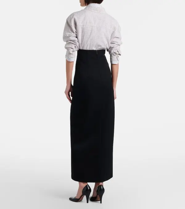 THE ROW Iphora Wool Maxi Skirt