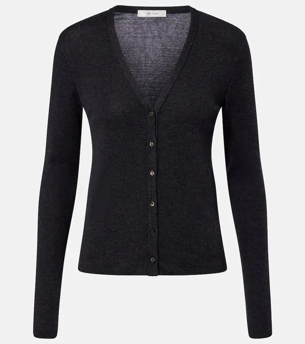 THE ROW Cotton Cardigan - Grey