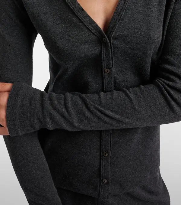THE ROW Cotton Cardigan - Grey