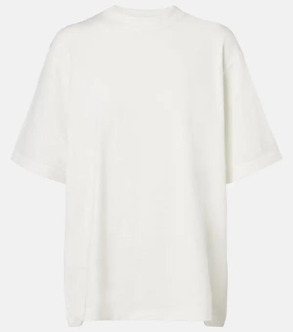 THE ROW Estavo Oversized Linen-blend T-shirt
