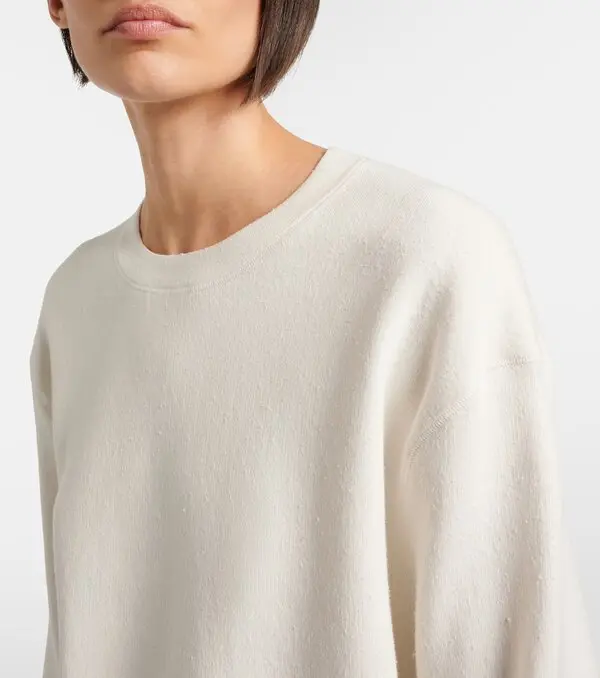 THE ROW Ottilie Cotton And Silk Crewneck Sweater