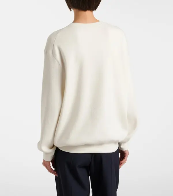 THE ROW Ottilie Cotton And Silk Crewneck Sweater