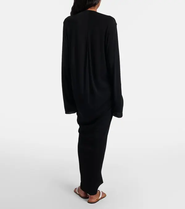 THE ROW Cassin Draped Maxi Dress
