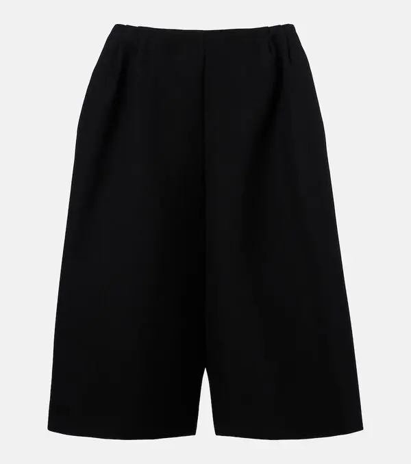 THE ROW Fauna Virgin Wool Bermuda Shorts