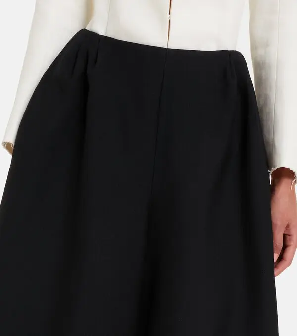 THE ROW Fauna Virgin Wool Bermuda Shorts