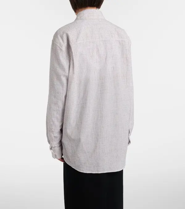 THE ROW Dalan Checked Cotton Shirt