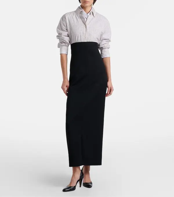 THE ROW Dalan Checked Cotton Shirt