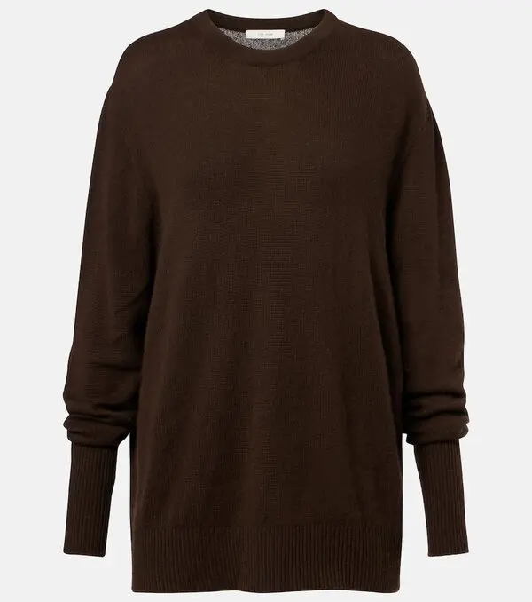 THE ROW Odelle Cashmere Sweater - Brown
