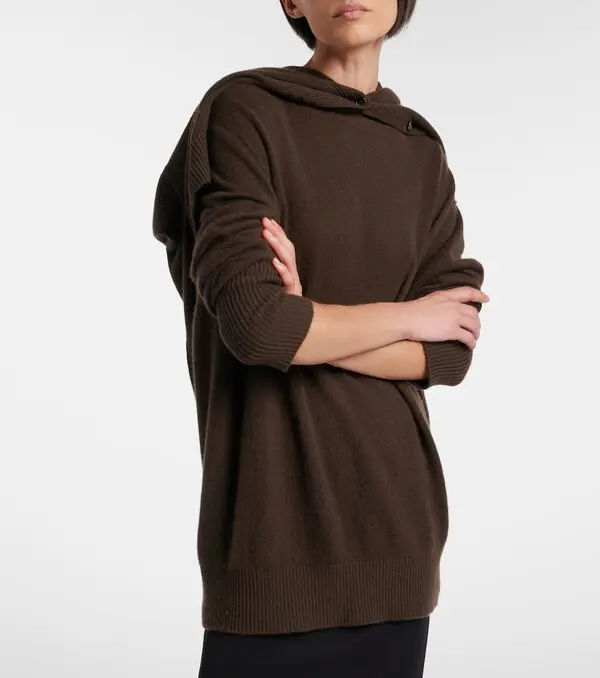 THE ROW Odelle Cashmere Sweater - Brown