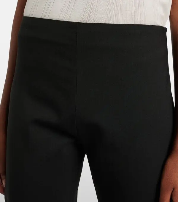 THE ROW Flamenca Wool Straight Leg Pants