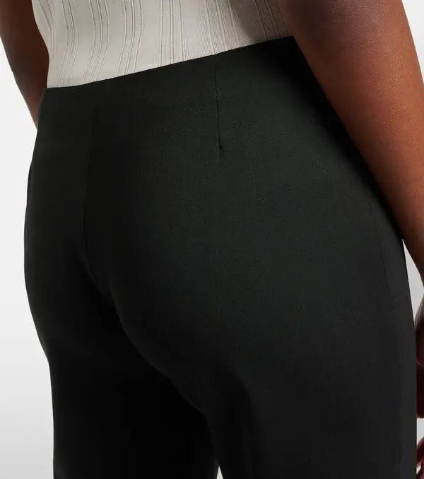 THE ROW Flamenca Wool Straight Leg Pants