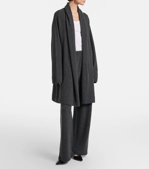 THE ROW Ovaan Cashmere Cardigan - Grey