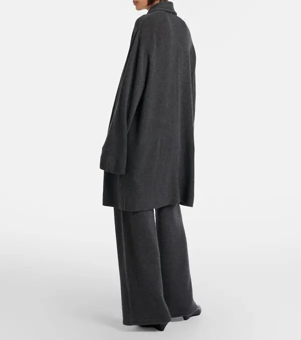 THE ROW Ovaan Cashmere Cardigan - Grey