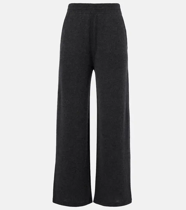 THE ROW Orpin Cashmere Wide-leg Pants - Grey