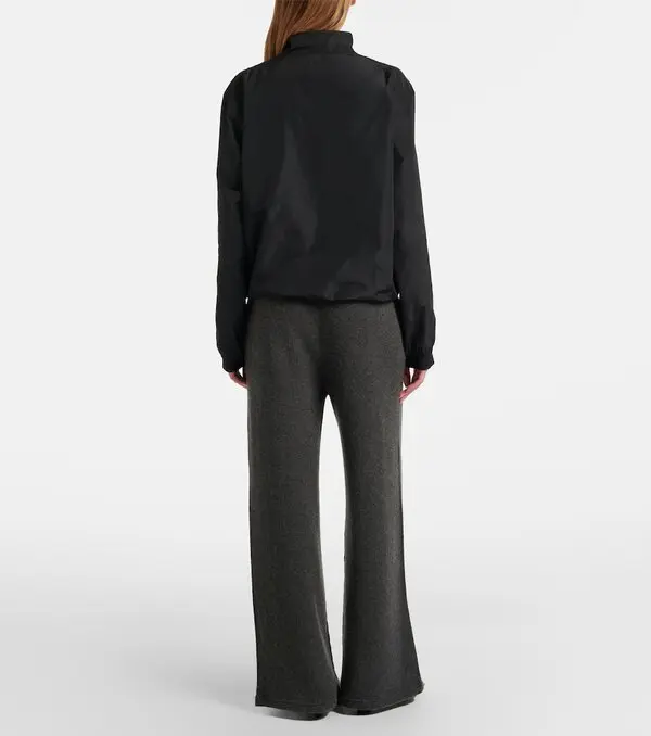 THE ROW Orpin Cashmere Wide-leg Pants - Grey