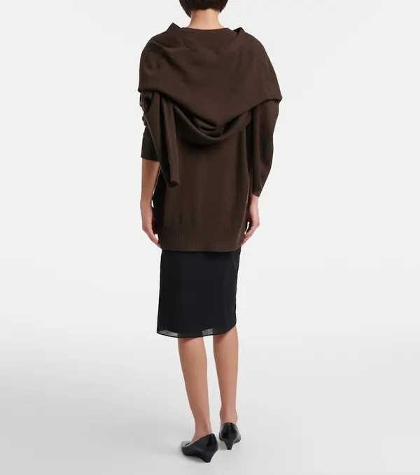 THE ROW Ivera Silk-blend Chiffon Slip Skirt