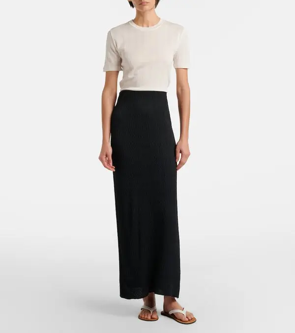 THE ROW Oboe Silk Maxi Skirt