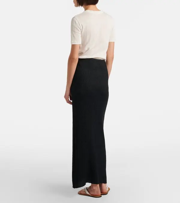 THE ROW Oboe Silk Maxi Skirt
