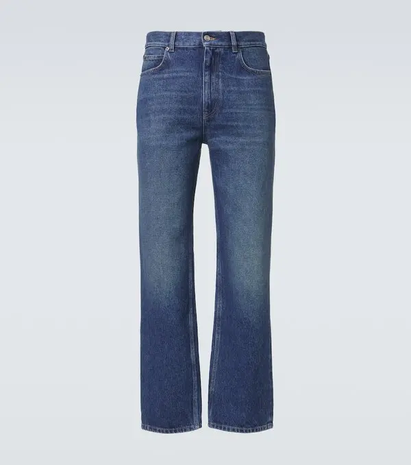 THE ROW Vanya Faded Wide-leg Jeans