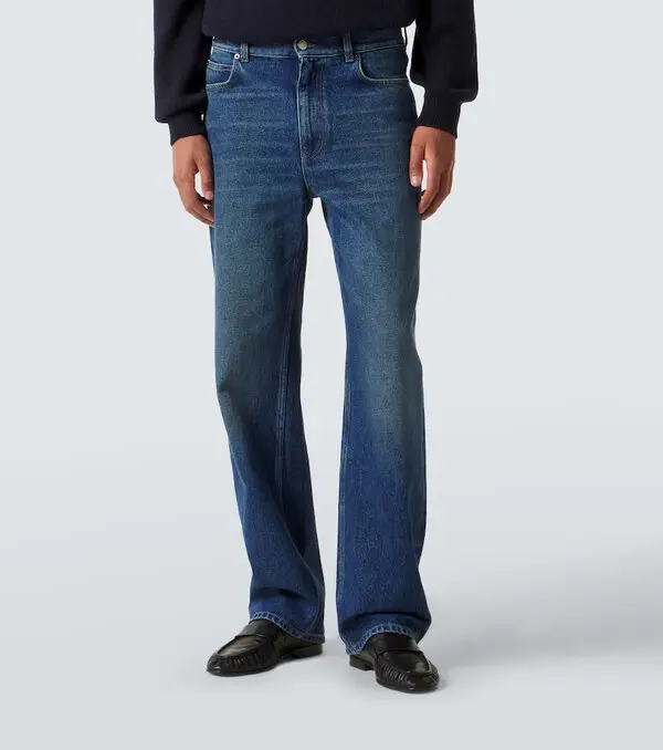 THE ROW Vanya Faded Wide-leg Jeans