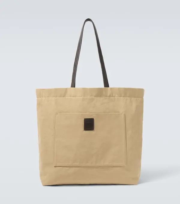 THE ROW Tori Canvas Tote Bag - Beige