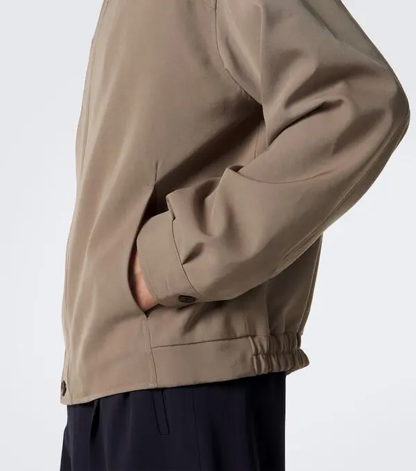 THE ROW Osano Wool Blouson Jacket
