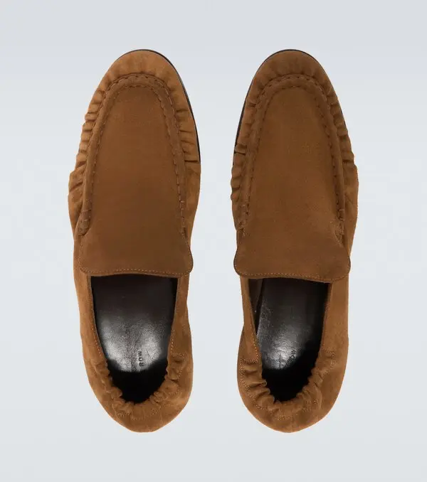 THE ROW Soft Two Suede Loafers