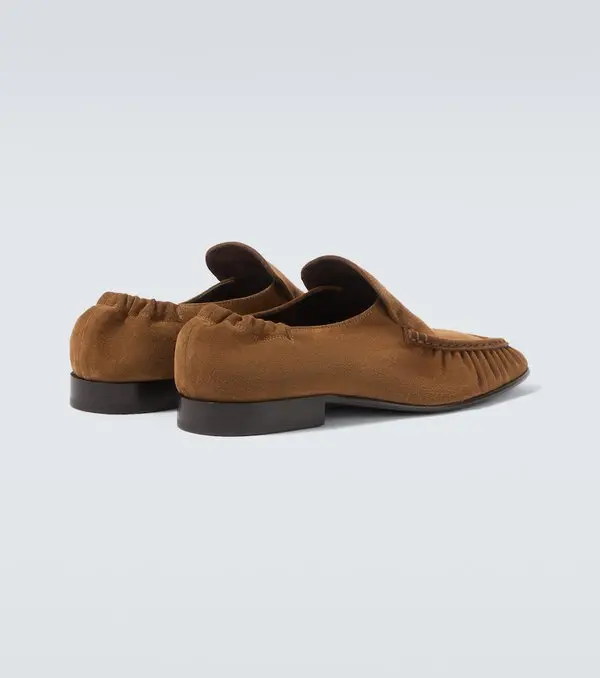 THE ROW Soft Two Suede Loafers