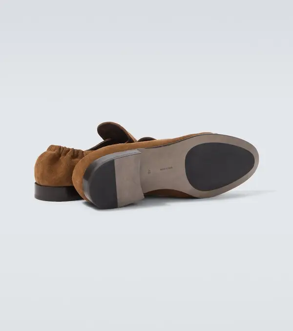 THE ROW Soft Two Suede Loafers