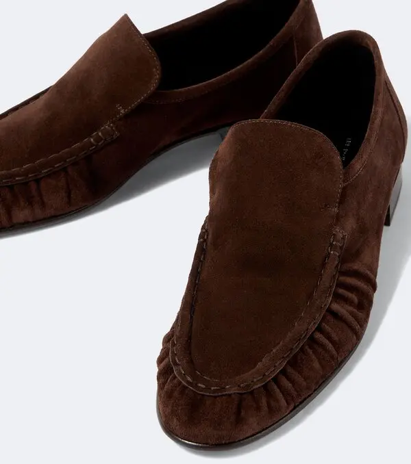 THE ROW Soft Two Suede Loafers