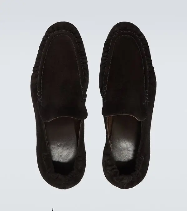 THE ROW Soft Two Suede Loafers