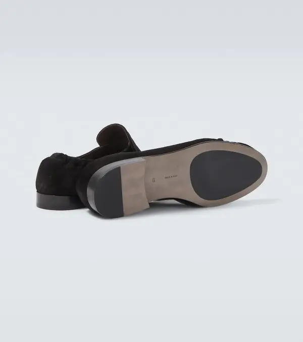 THE ROW Soft Two Suede Loafers