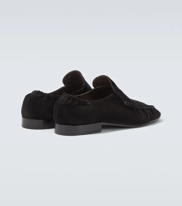 THE ROW Soft Two Suede Loafers