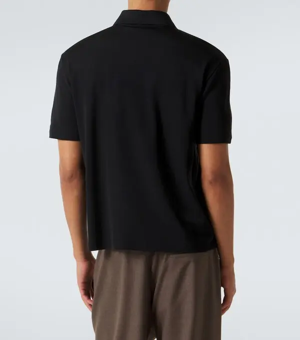 THE ROW Mistral Wool And Silk Polo Shirt