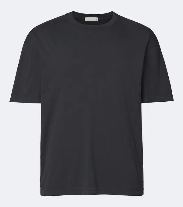 THE ROW Madoc Cotton Jersey T-shirt - Grey