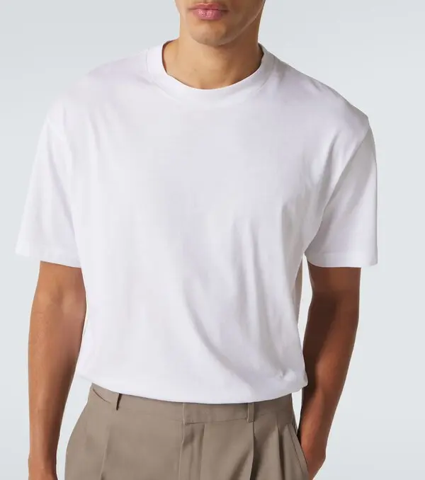THE ROW Madoc Cotton Jersey T-shirt - White