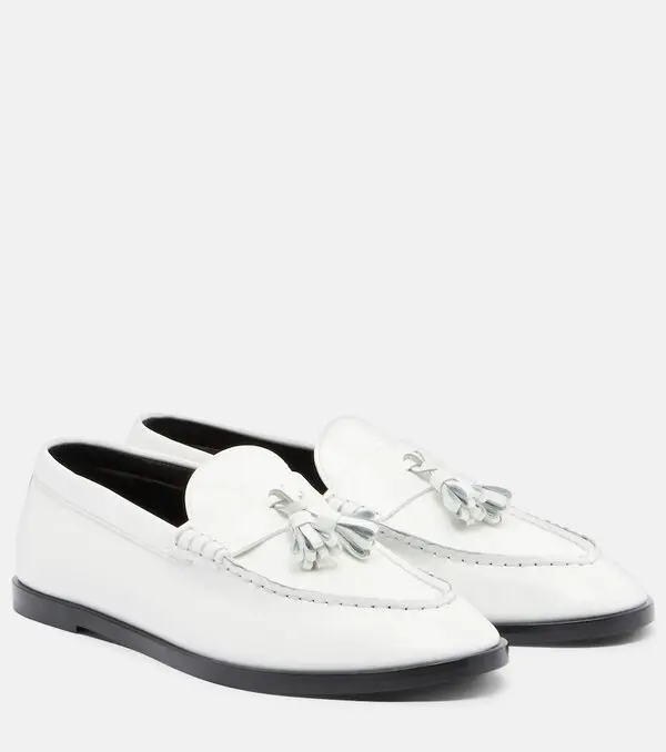 THE ROW Leather Loafers - White