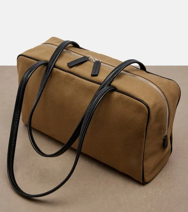 THE ROW Astra Canvas Bowling Bag