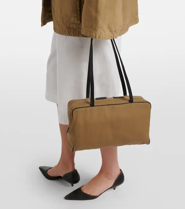 THE ROW Astra Canvas Bowling Bag