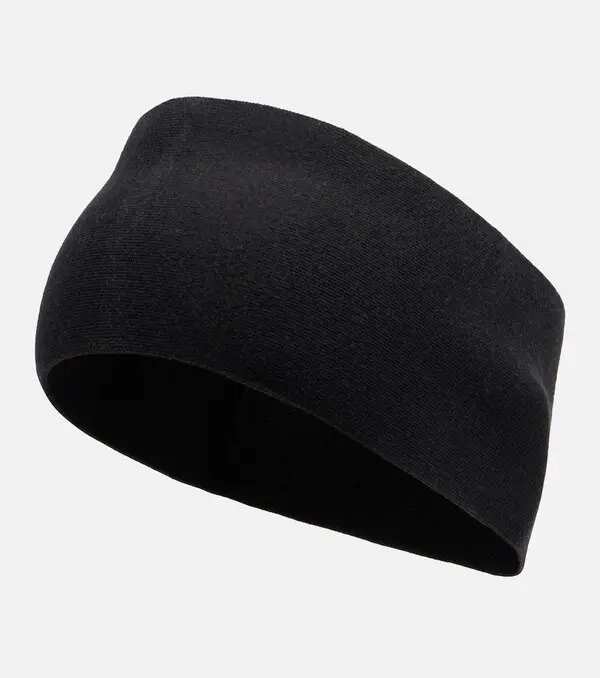 THE ROW Ombrea Cashmere And Silk-blend Headband - Black
