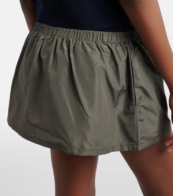 Miu Miu Technical Miniskirt - Green