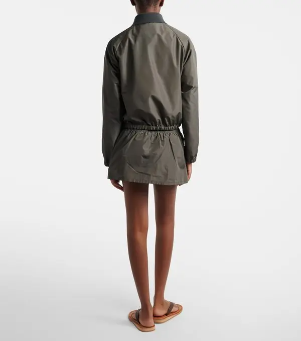 Miu Miu Technical Miniskirt - Green