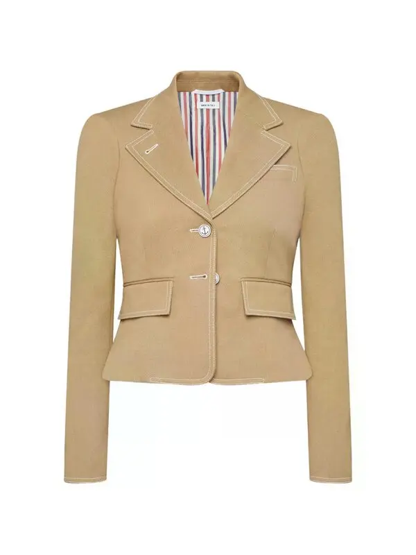 Thom Browne Selvedge Denim Cropped Jacket