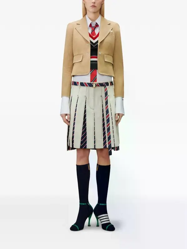 Thom Browne Selvedge Denim Cropped Jacket