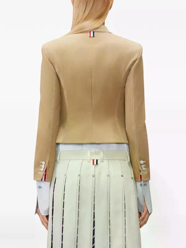 Thom Browne Selvedge Denim Cropped Jacket