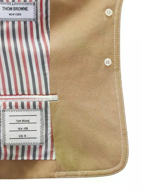 Thom Browne Selvedge Denim Cropped Jacket