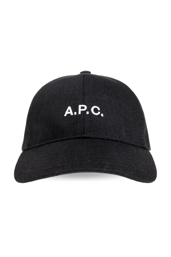 A.p.c. Cotton Baseball Cap - Black