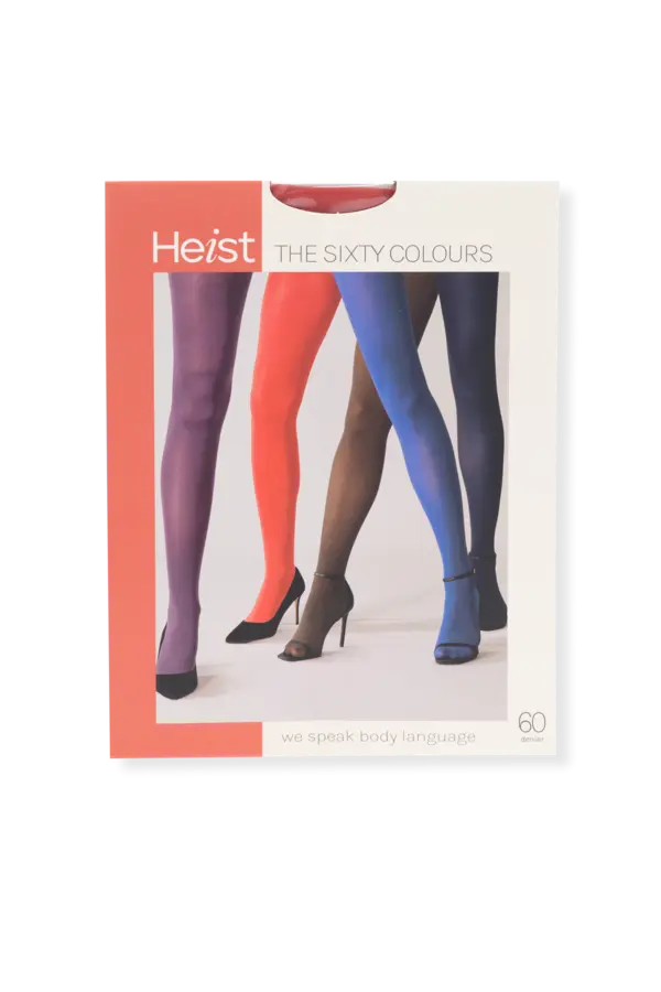 HEIST STUDIOS The Sixty Opaque Tights - Red