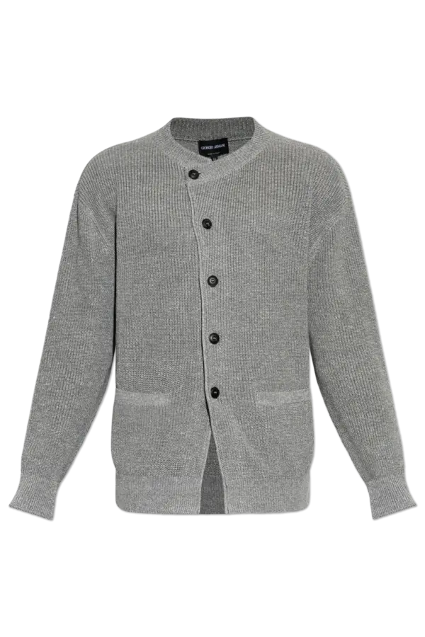 Giorgio Armani Melange Knit Cardigan